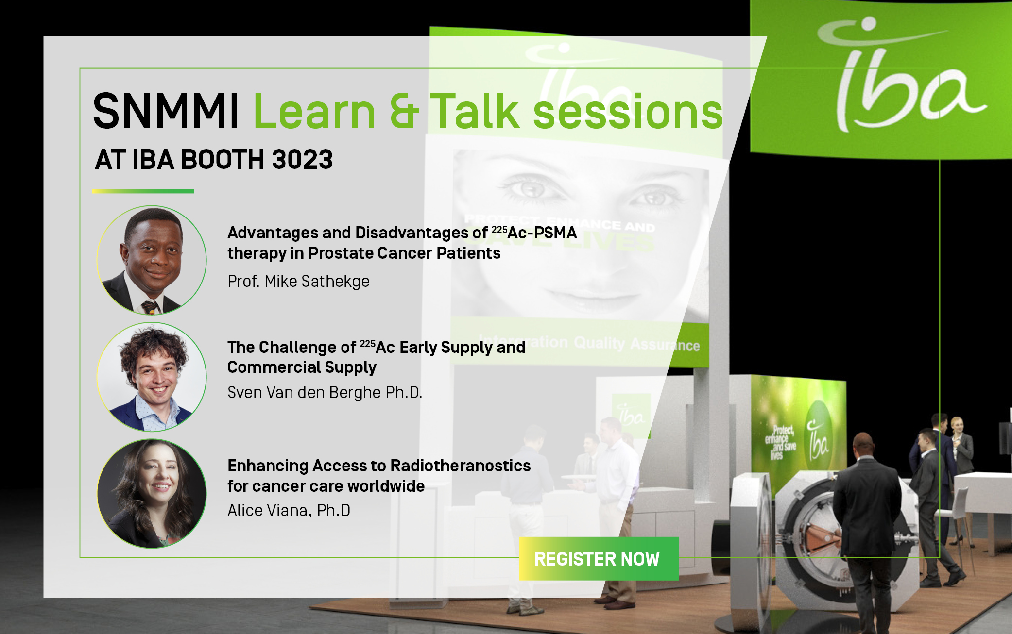 Register for the learn & Talk session at SNMMI | IBA - Radio Pharma Solutions